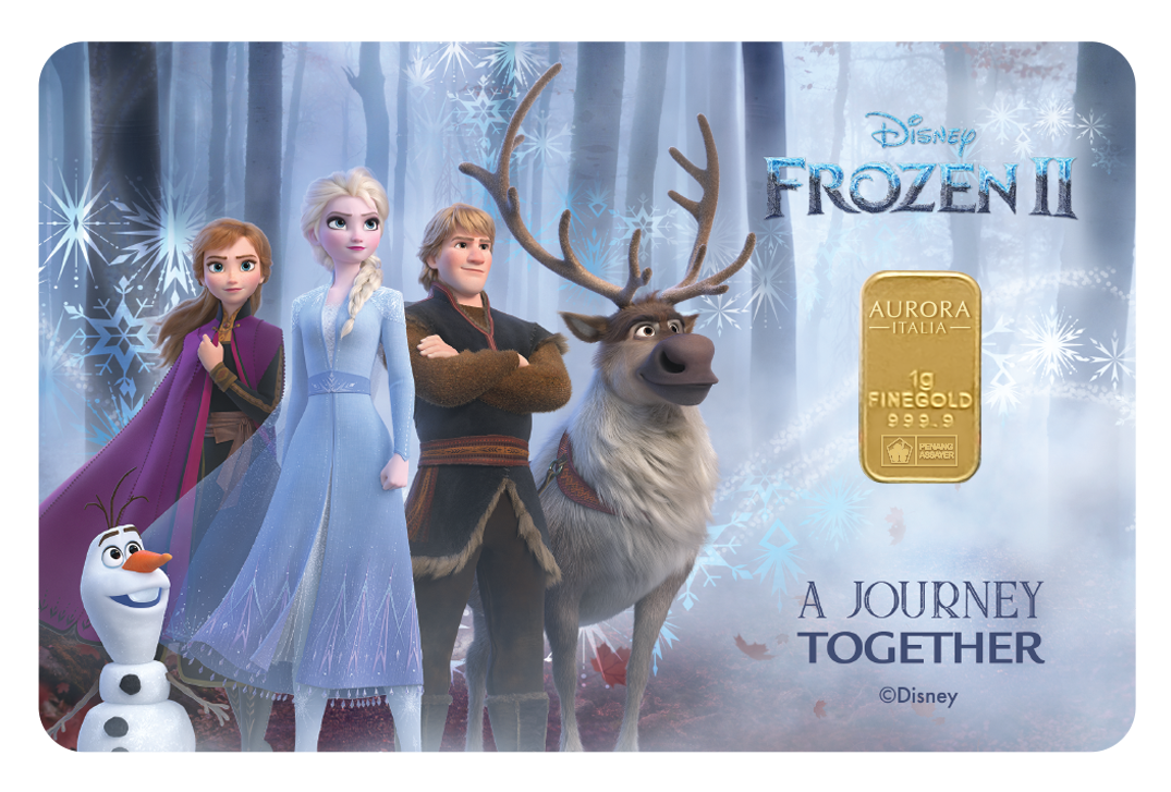 Bar emas 1 gram Frozen - AzrinRos